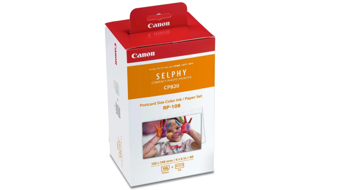 Canon RP-108 High-Capacity Colour Ink & Paper Set for Selphy | Harvey ...