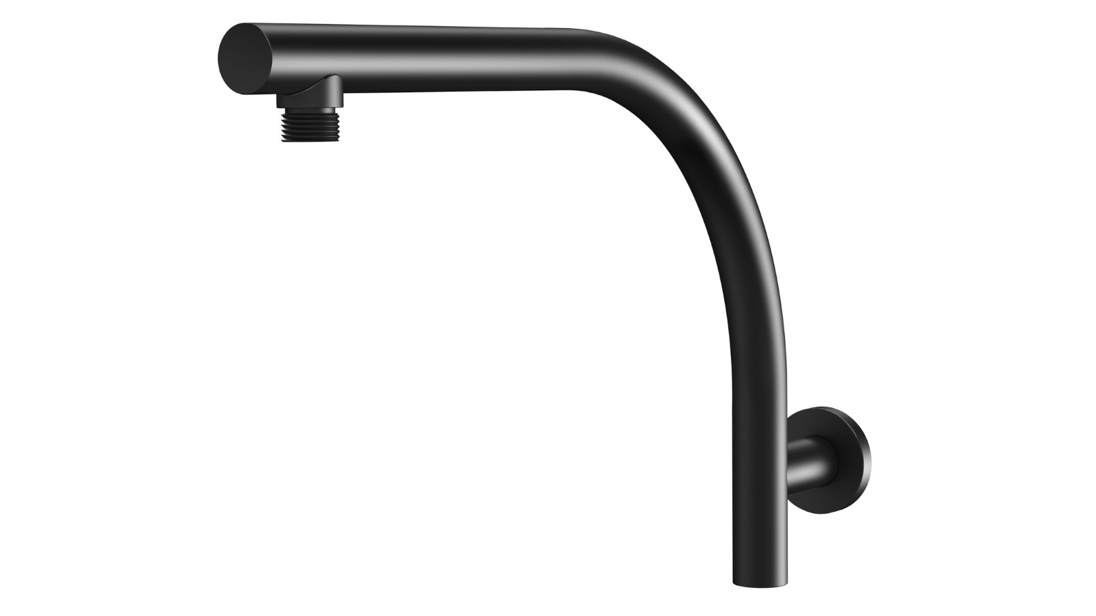 Phoenix Rush Shower Arm Only - Matte Black | Harvey Norman