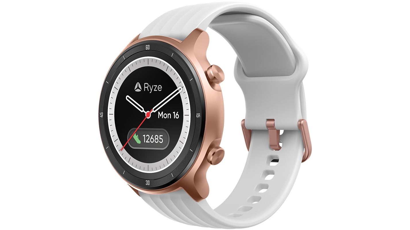 Ryze Flex Smart Watch - Rose Gold with Pink Strap | Harvey Norman