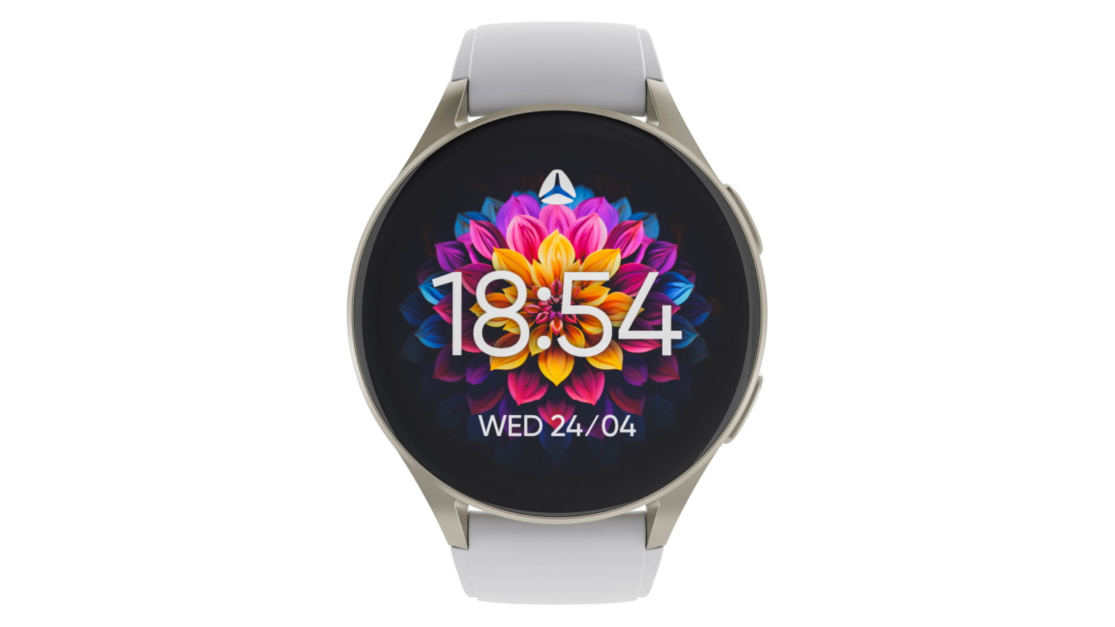 Ryze Gene Smart Watch - Star Grey with White + Mint Strap | Harvey Norman