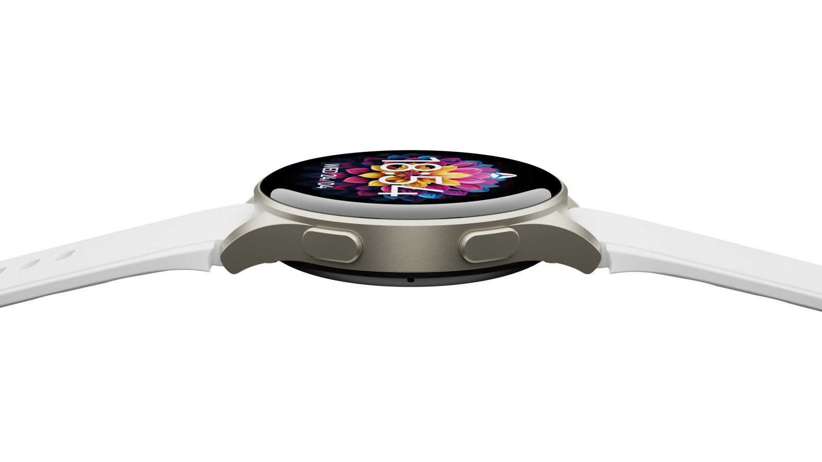 Ryze Gene Smart Watch - Star Grey with White + Mint Strap | Harvey Norman