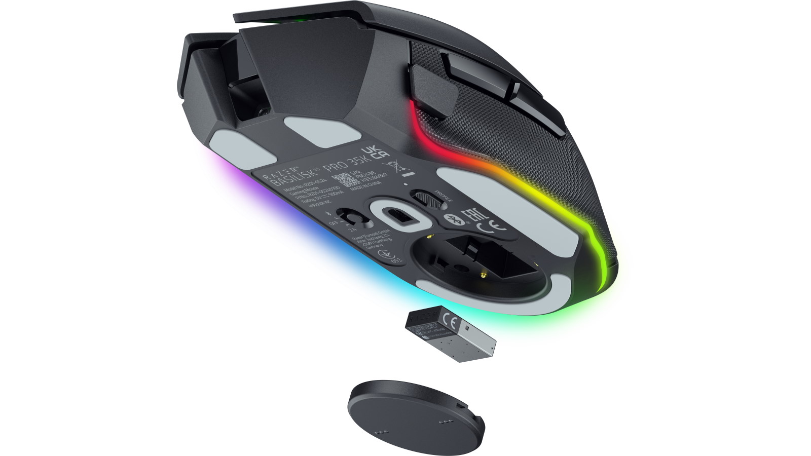 Razer Basilisk V3 Pro 35K Ergonomic Wireless Gaming Mouse - Black ...