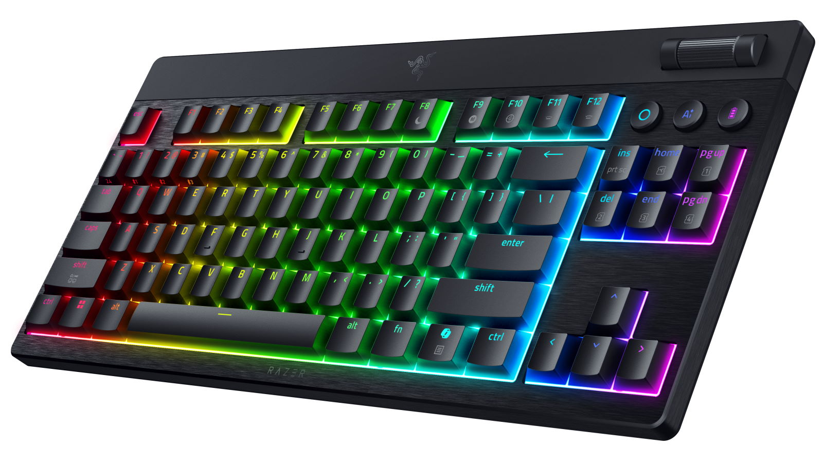 Razer BlackWidow V4 Wireless Low-Profile Tenkeyless Mechanical Gaming ...