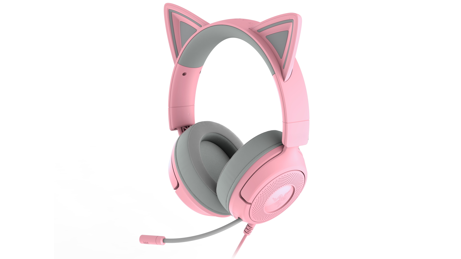 Razer Kraken Kitty V3 X Wired Headset with Kitty Ears - Quartz | Harvey ...
