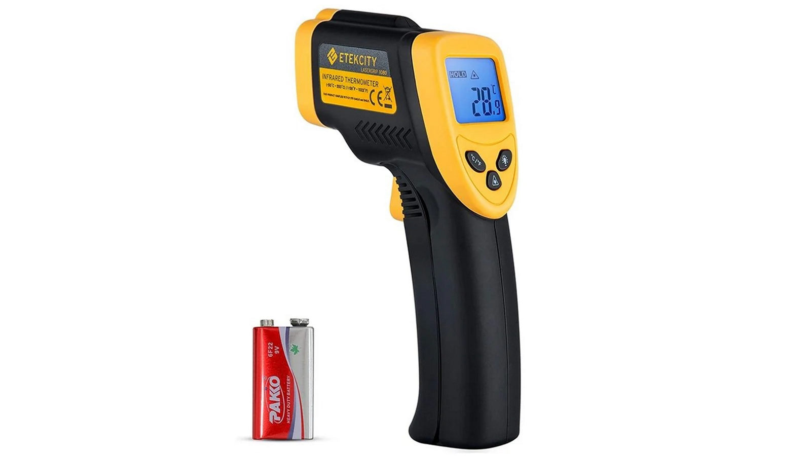 Etekcity Infrared Thermometer 1080 Digital Temperature Gun for Cooking ...