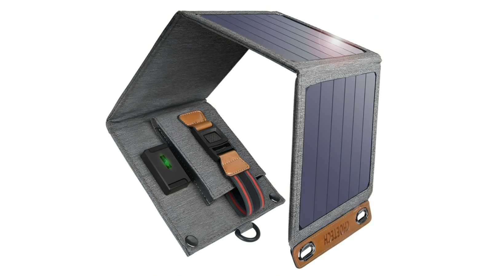 Choetech 14W USB Foldable Solar Panel Powered Portable Charger | Harvey ...