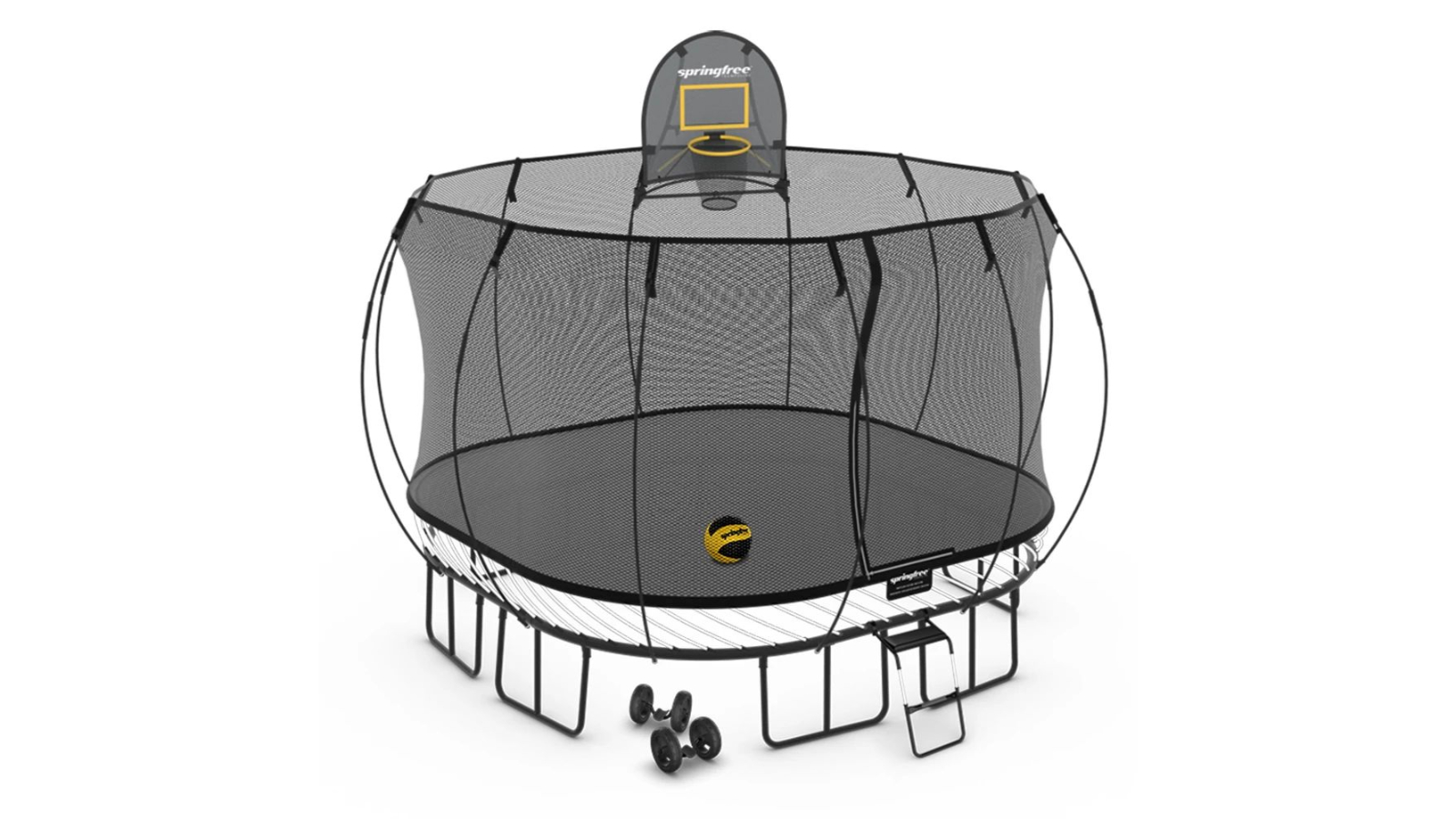 Springfree Large Square Trampoline 11 ft Moving Bundle | Harvey Norman