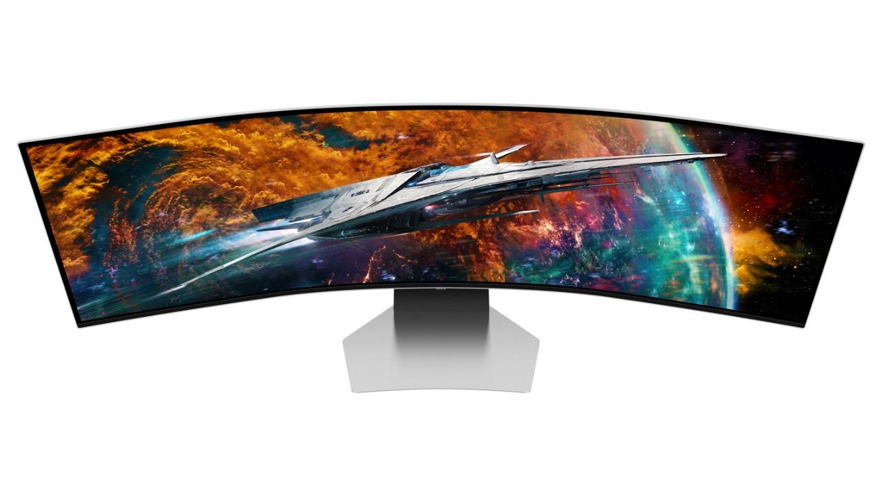 Samsung 49-inch Odyssey OLED G9 Curved Gaming Monitor | Harvey Norman
