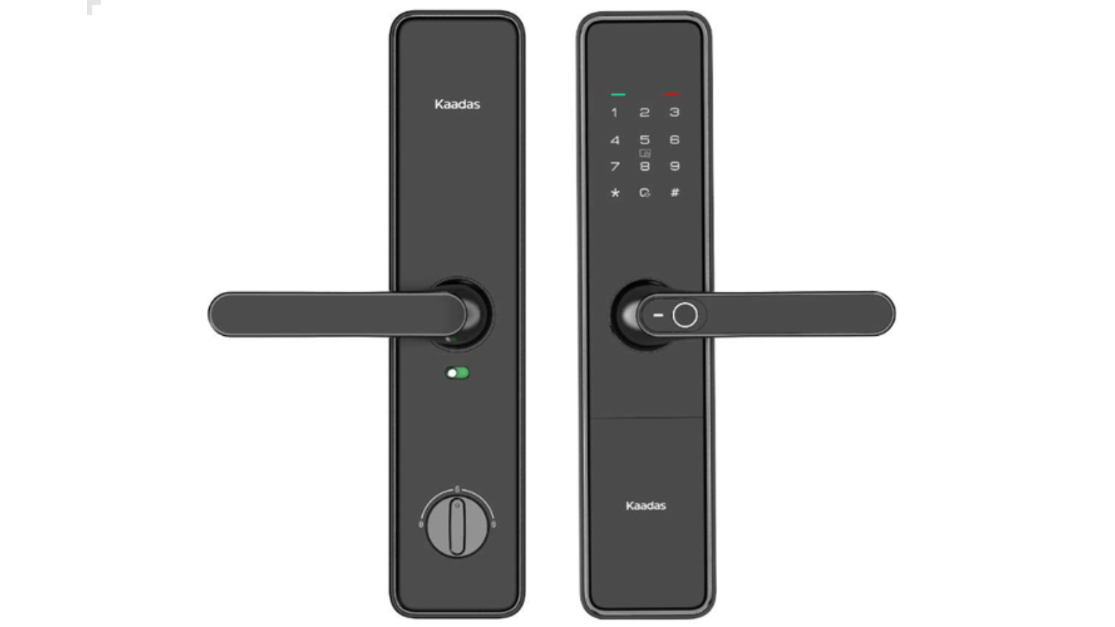 Kaadas S500-5W WiFi Lever Smart Door Lock - Black | Harvey Norman