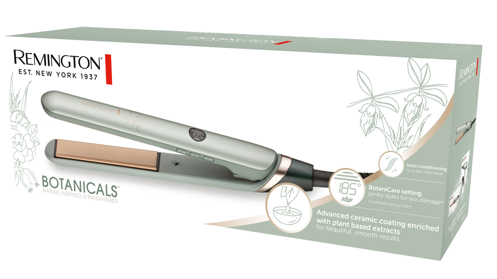 Remington Botanicals Straightener | Harvey Norman