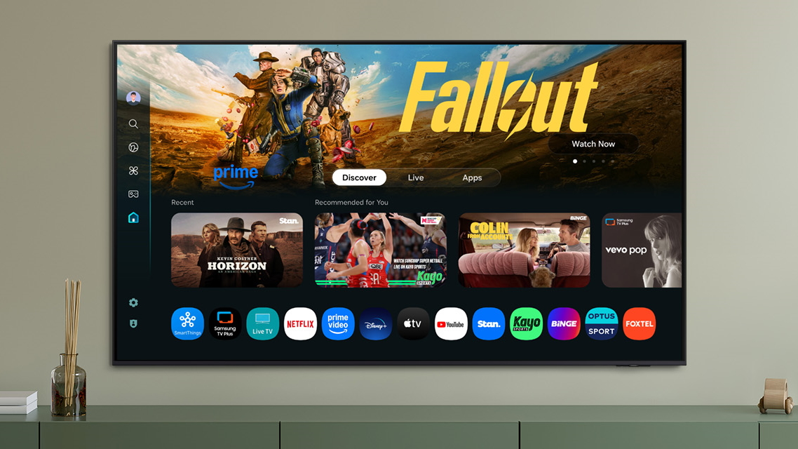 Samsung 83-inch S95F 4K OLED Smart AI TV | Harvey Norman