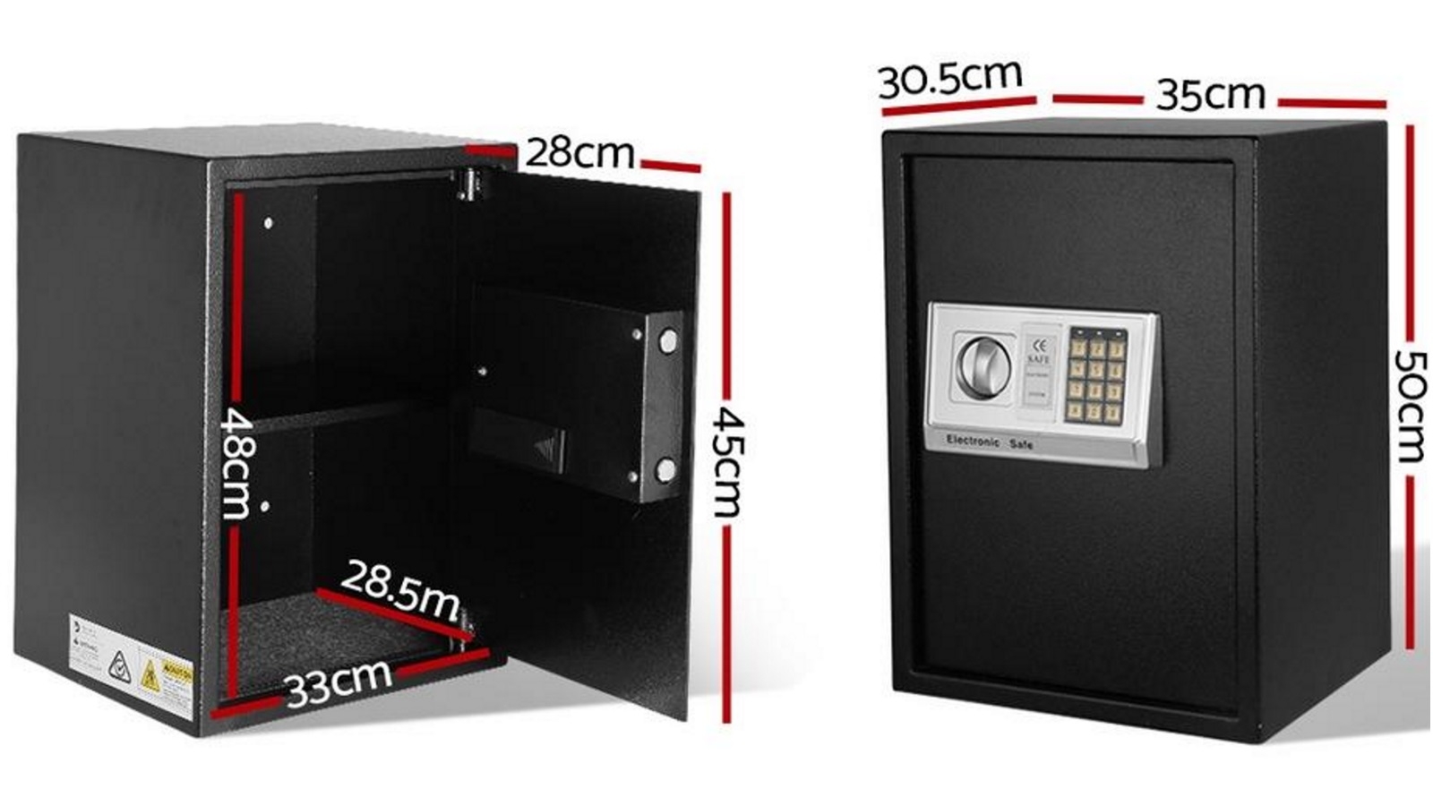 UL TECH Electronic Safe Digital Deposit Box | Harvey Norman
