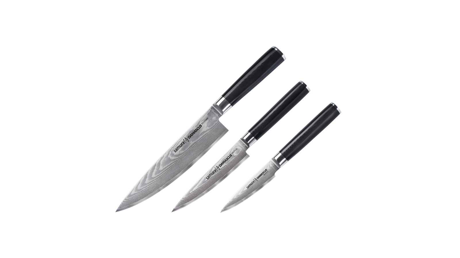 Samura Damascus Set of 3 Kitchen Knives | Harvey Norman
