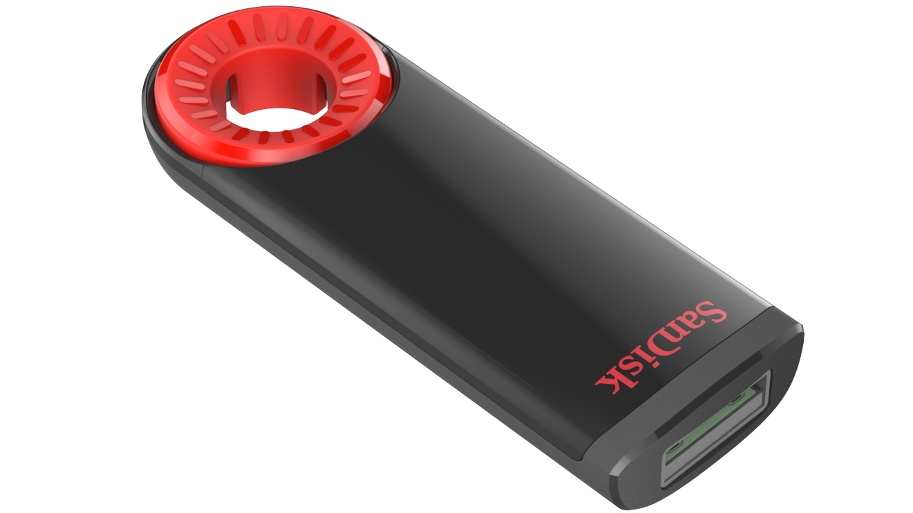 Sandisk Cruzer Dial USB 2.0 Flash Drive - 128GB | Harvey Norman