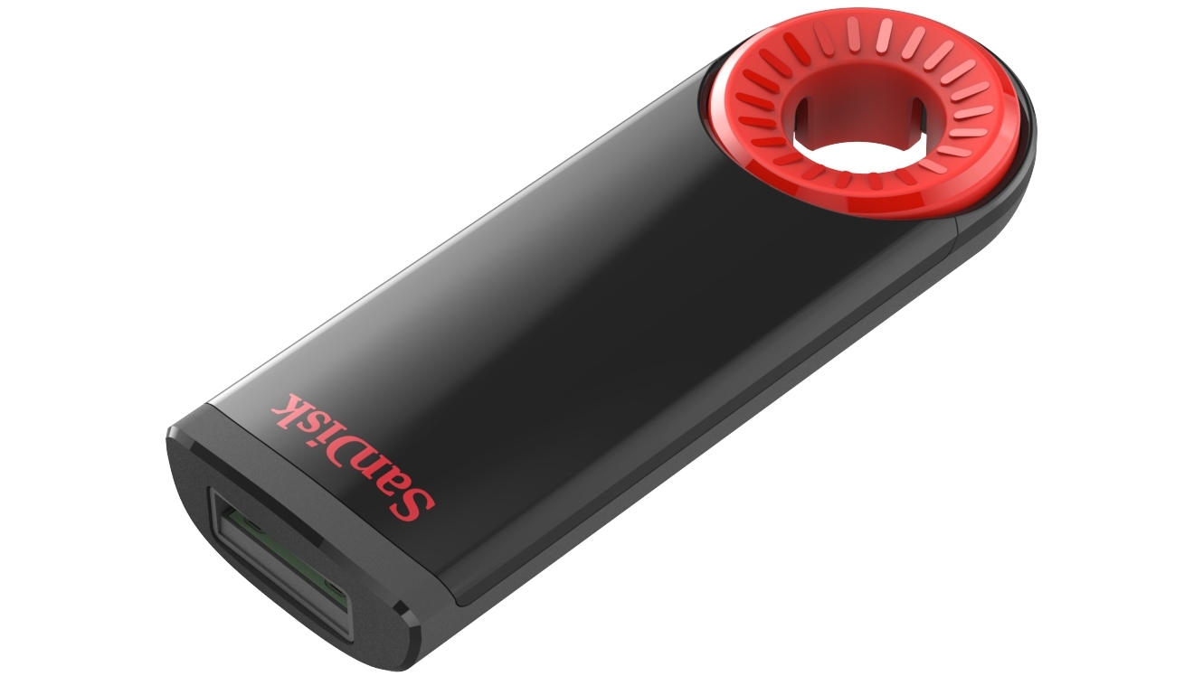 Sandisk Cruzer Dial USB 2.0 Flash Drive - 128GB | Harvey Norman