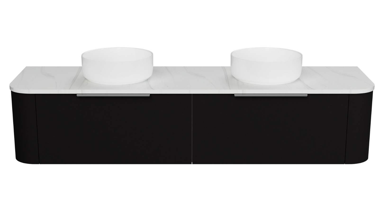 Timberline Santos 1800mm Wall-Hung Vanity with SilkSurface Top and ...