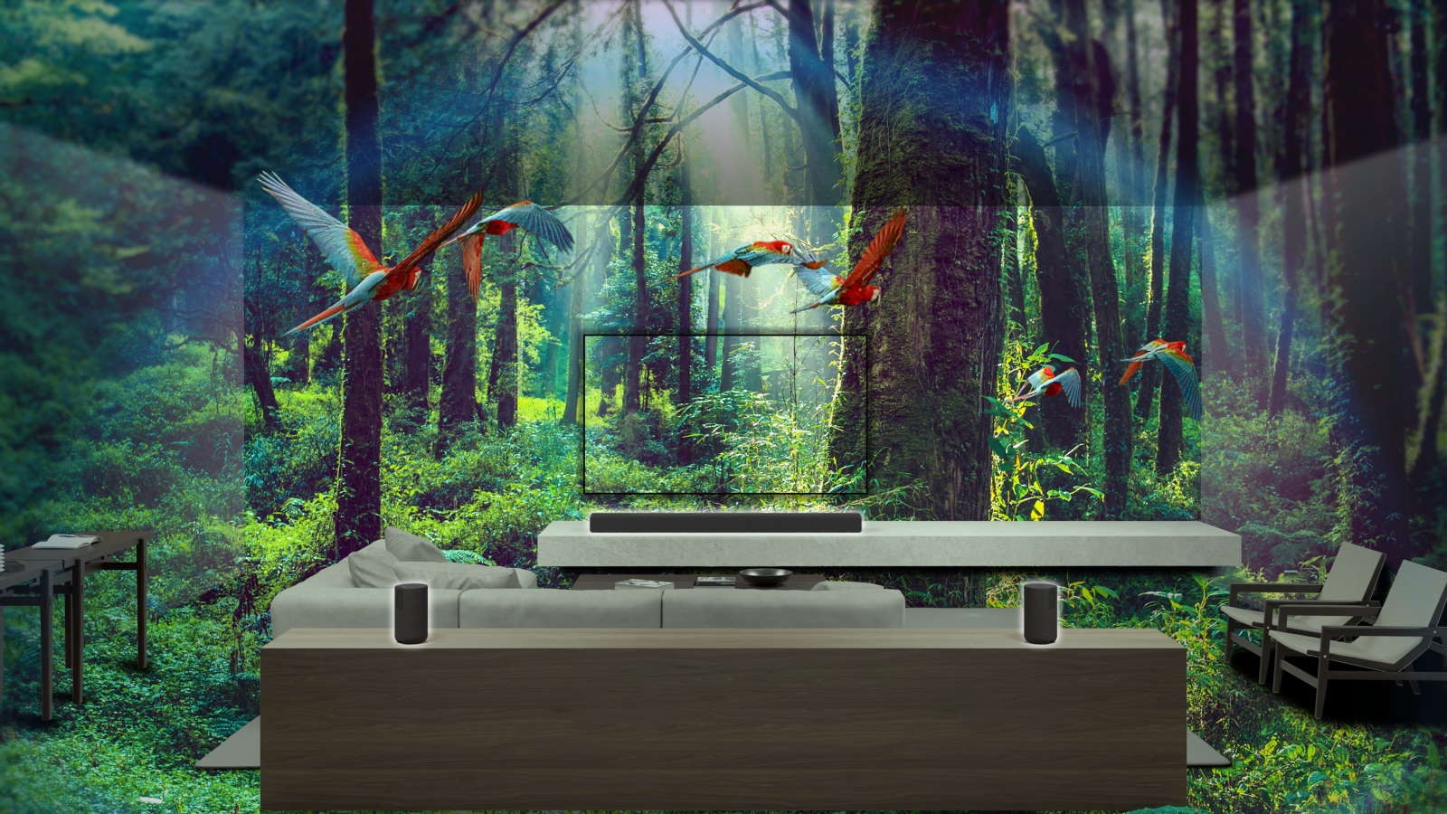 Sony SA-RS5 180W Premium Wireless Rear Speakers for Sony A-Series ...