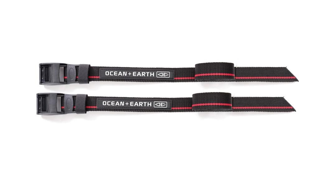 Ocean and Earth Tie Down Straps and Storage Bag Surfboard Roof Rack - 2 ...
