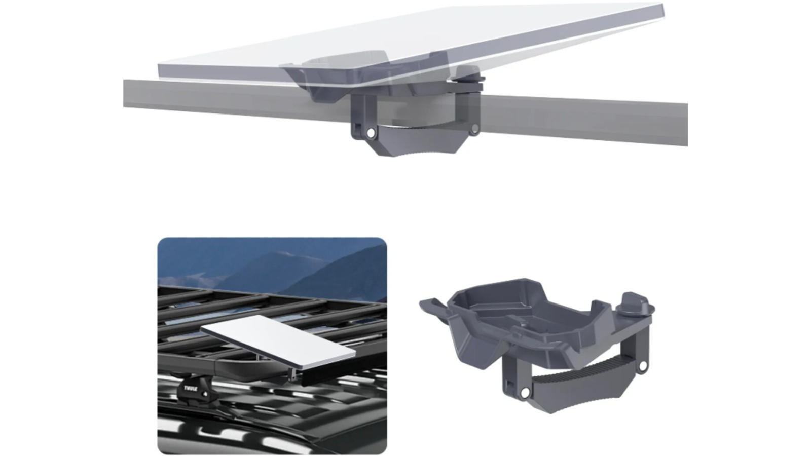 Starbeam Starlink Mini Aluminium Alloy Roof Rack Mount | Harvey Norman
