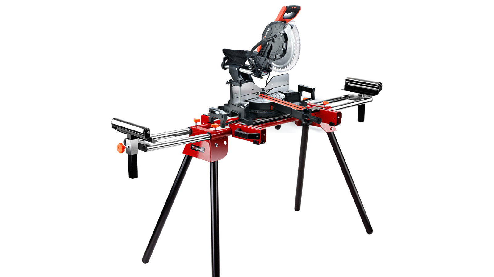 Baumr-AG Dual Bevel Sliding Compound Mitre Drop Saw and Adjustable ...