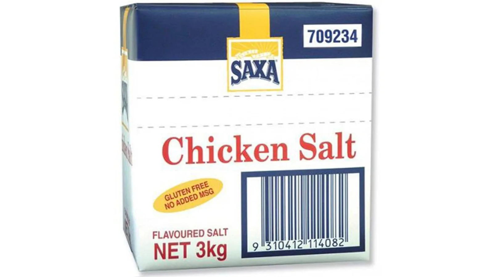 Saxa Gluten-Free Chicken Salt Carton - 3kg | Harvey Norman