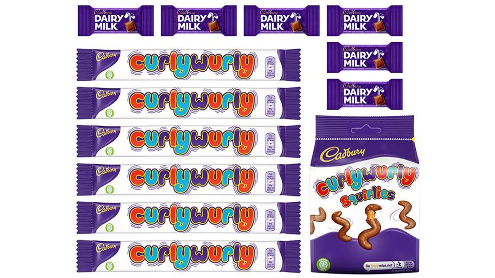 Cadbury Curly Wurly Superbag Showbag | Harvey Norman