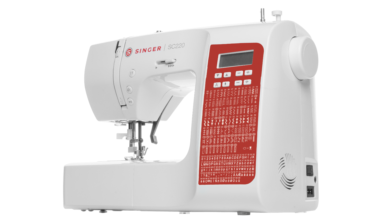 Singer SC220-RD Computerised Sewing Machine | Harvey Norman