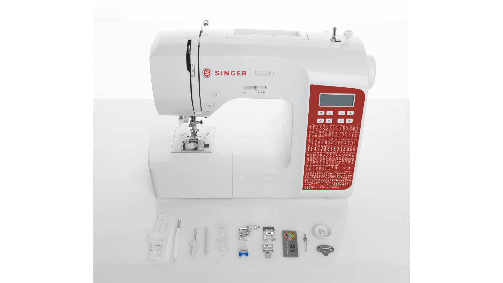Singer SC220-RD Computerised Sewing Machine | Harvey Norman