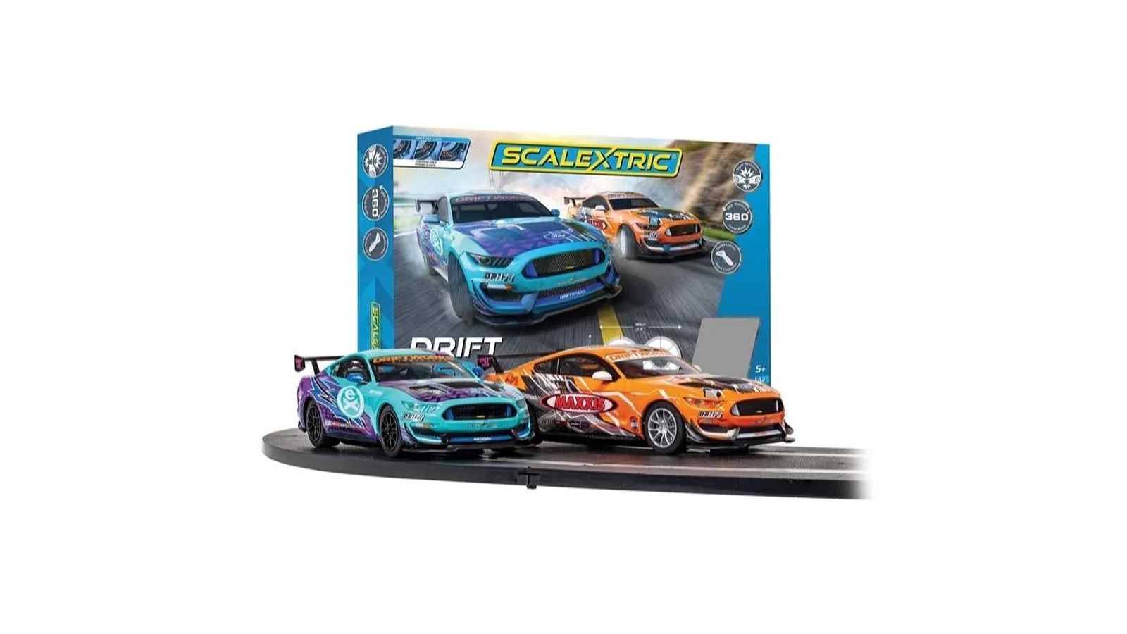 Scalextric 1/32 Drift 360 Complete Slot Car Set | Harvey Norman