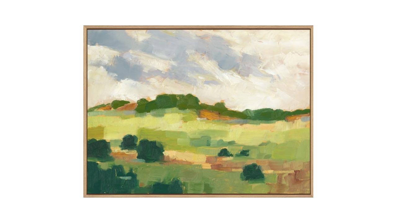 La Grolla Scattered Trees II Natural Gallery Wall Art - 123 x 93cm ...