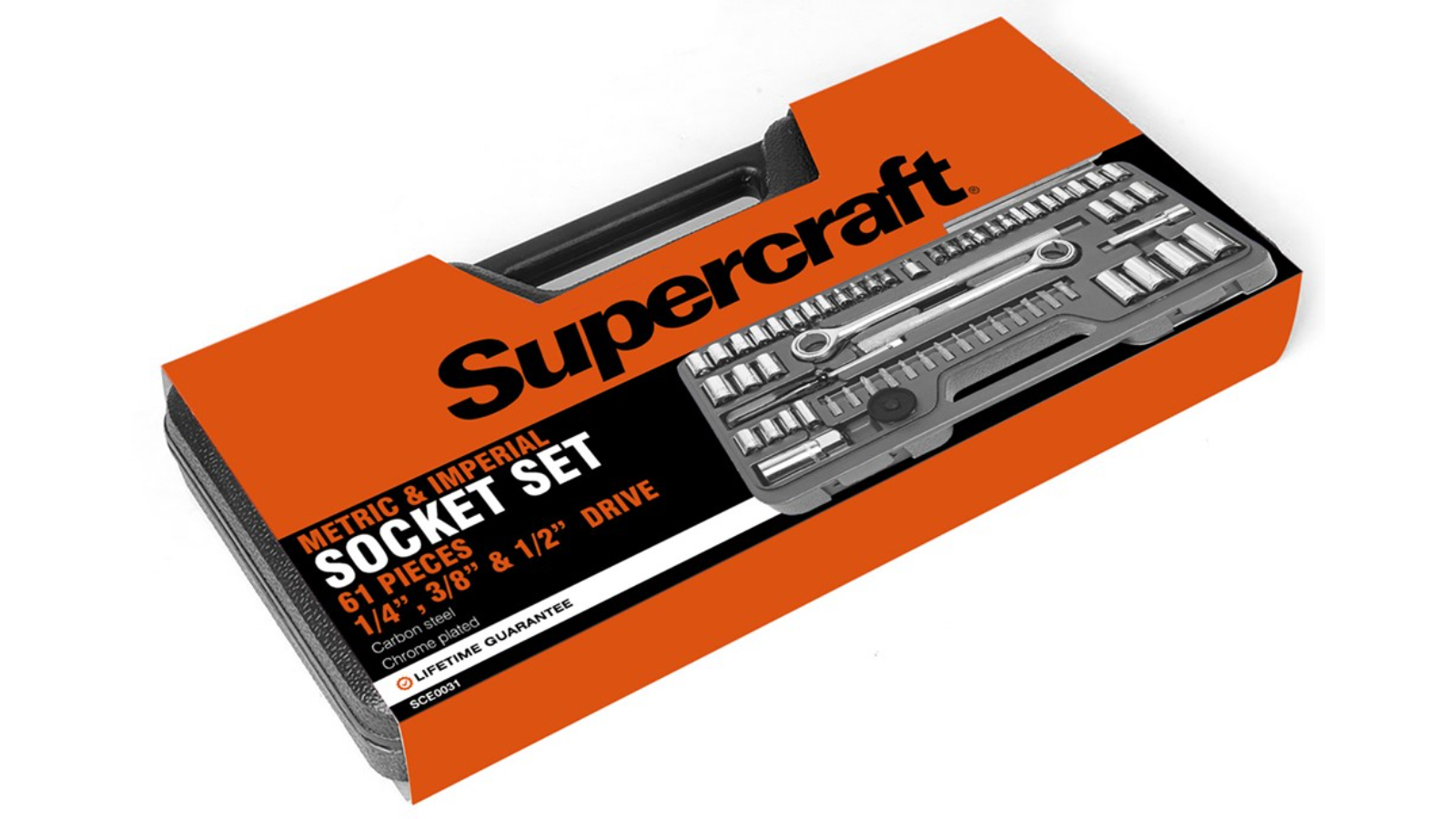 Supercraft 61 Piece Socket Set - 1/4inch 3/8inch and 1/2inch | Harvey ...