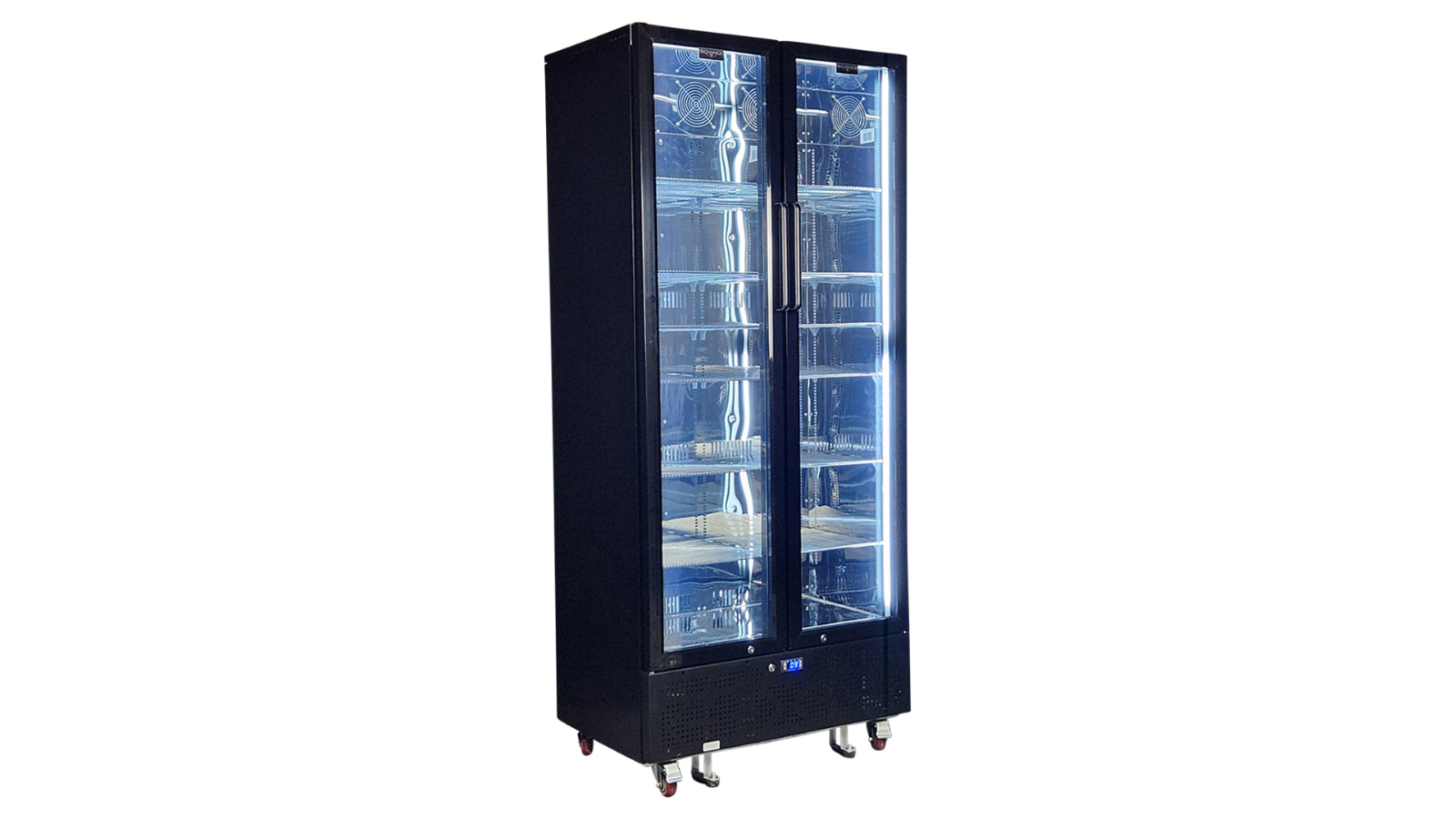 Schmick Commercial 2 Heated Glass Door Upright Bar Fridge - 694 Litre ...