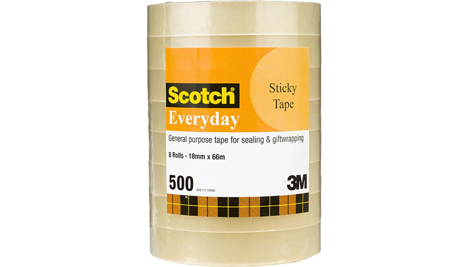 Scotch 502 Pack of 8 Sticky Tape Rolls Tower - 1.8cm x 66metre | Harvey ...