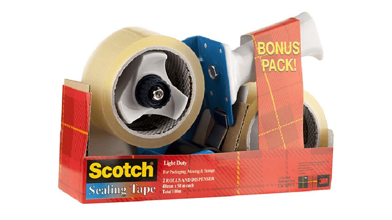 Scotch AB010560105 Pack of 2 Packaging Tape Dispenser | Harvey Norman