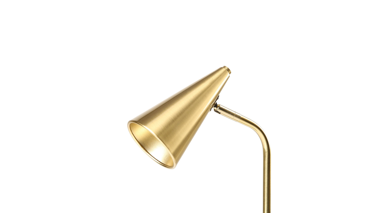 Luminea Scott Modern Sleek Table Lamp - Brass | Harvey Norman