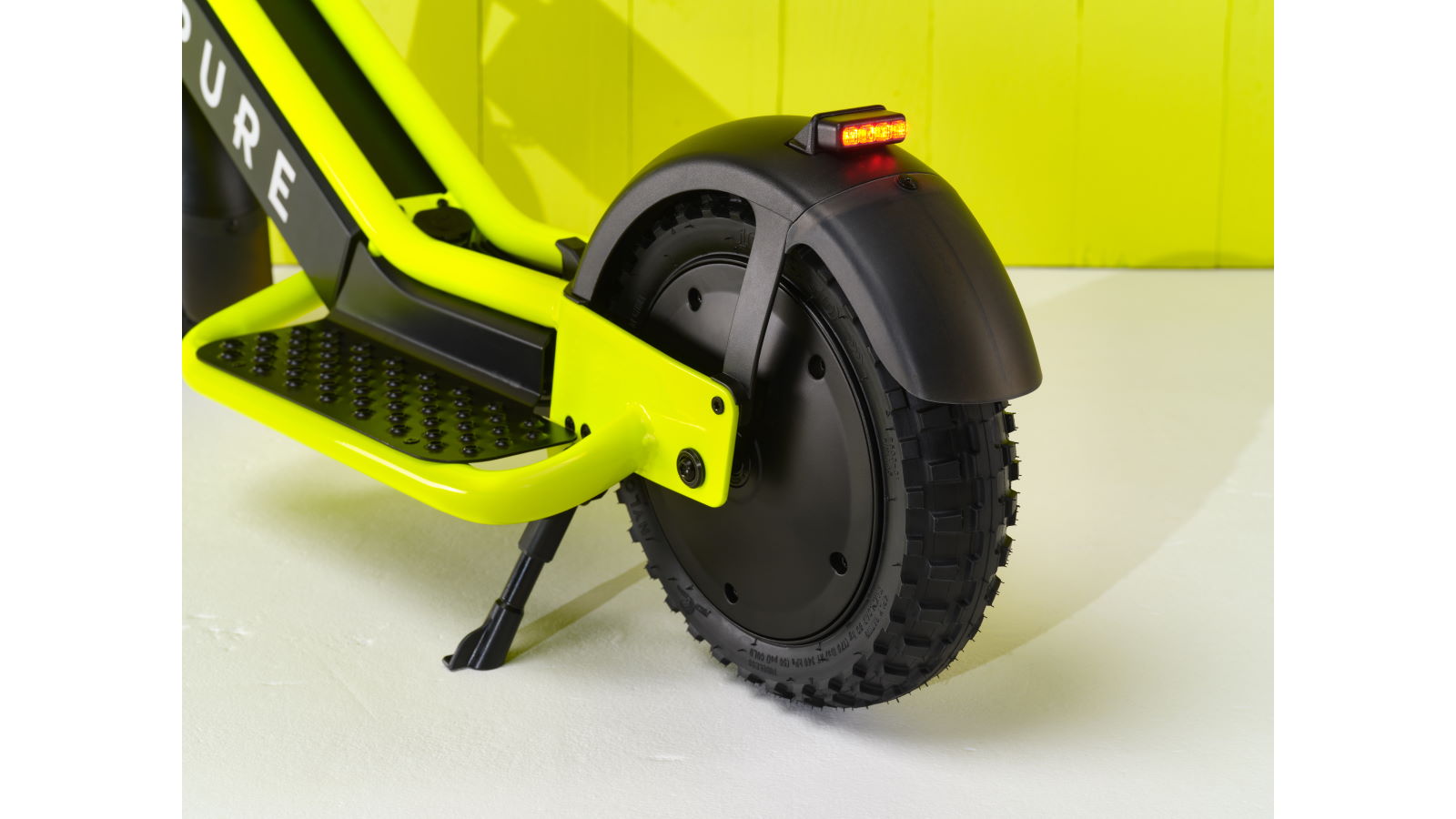 Pure Escape+ Electric Scooter - Neon Yellow | Harvey Norman
