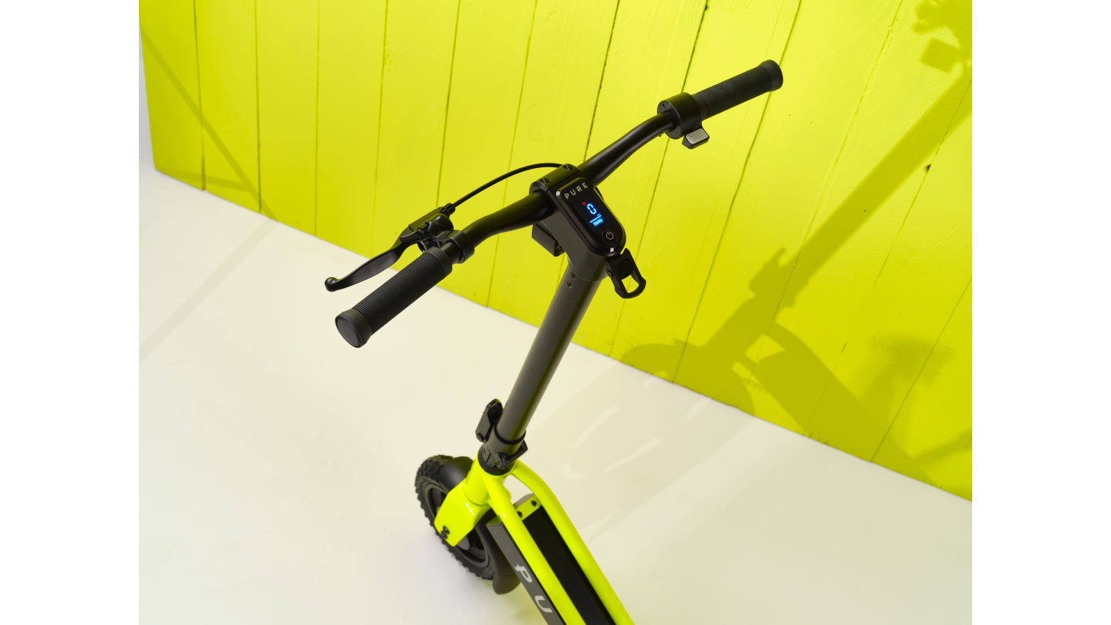 Pure Escape+ Electric Scooter - Neon Yellow | Harvey Norman