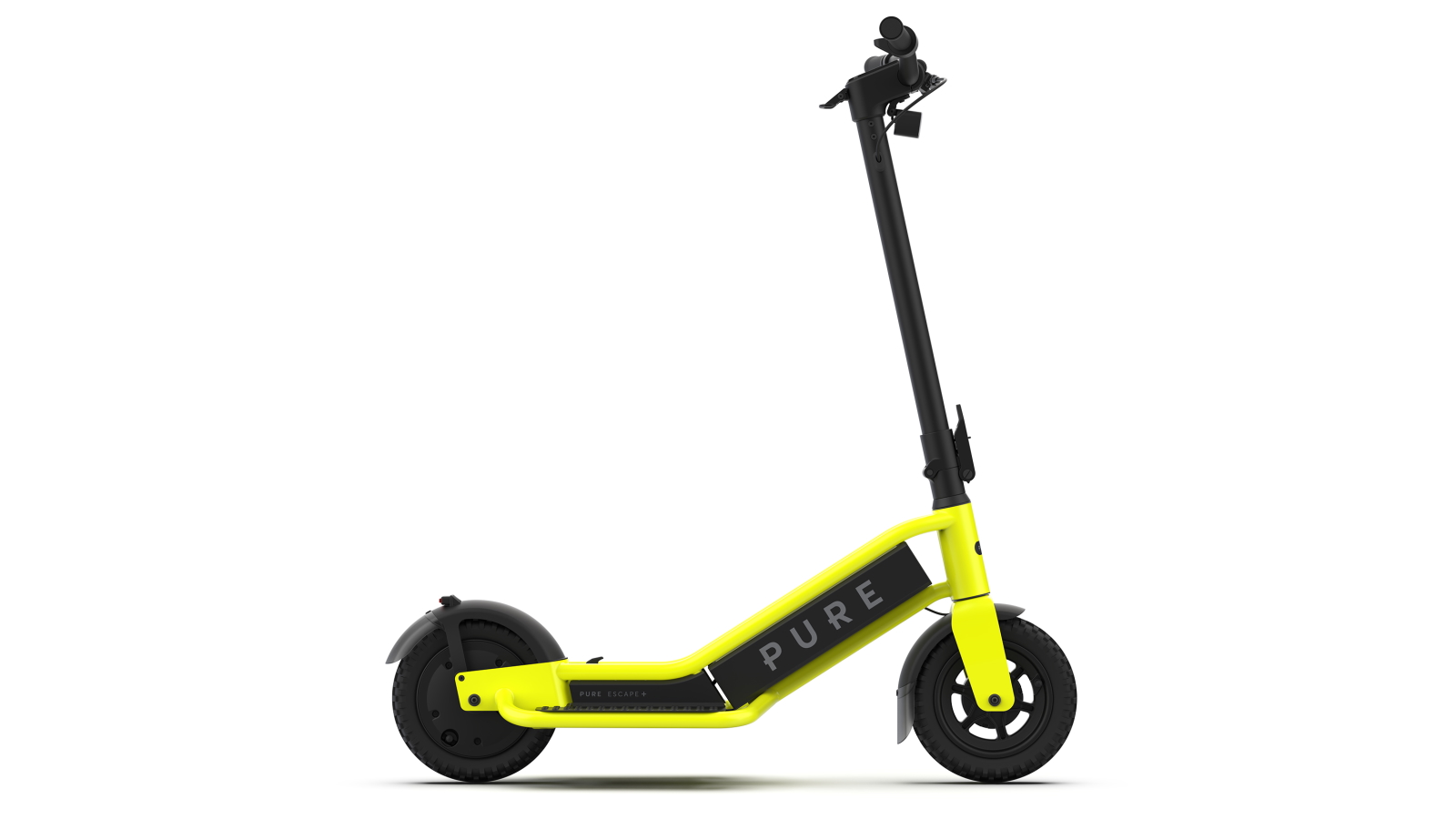 Pure Escape+ Electric Scooter - Neon Yellow | Harvey Norman