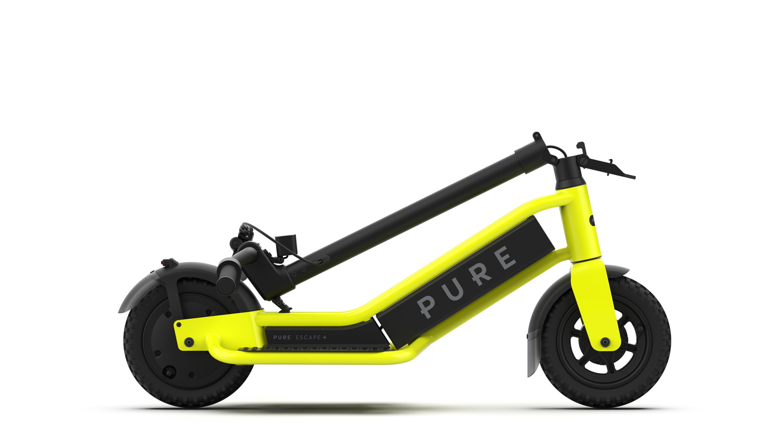 Pure Escape+ Electric Scooter - Neon Yellow | Harvey Norman