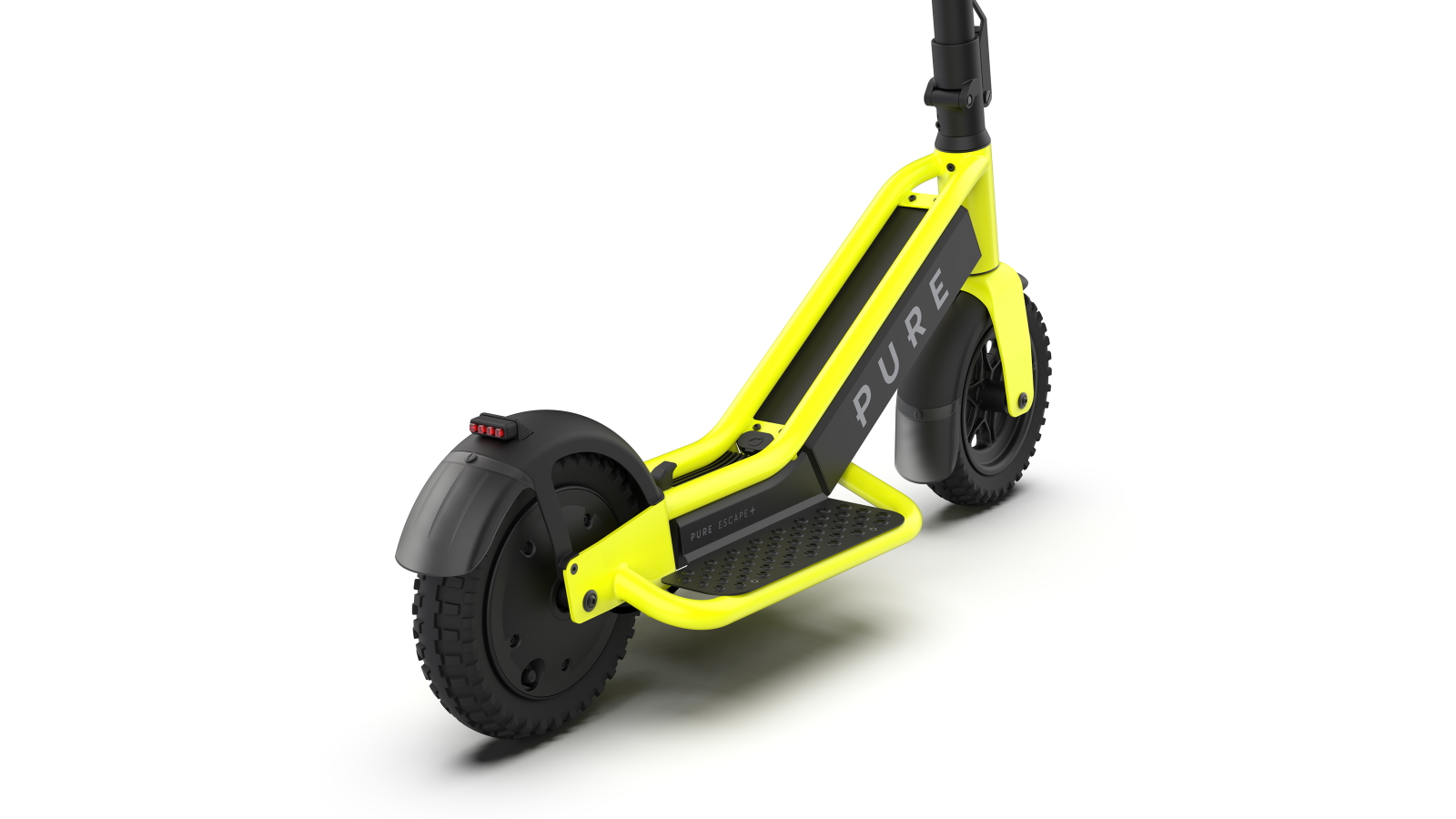 Pure Escape+ Electric Scooter - Neon Yellow | Harvey Norman