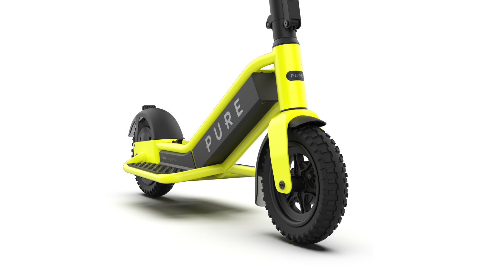 Pure Escape+ Electric Scooter - Neon Yellow | Harvey Norman