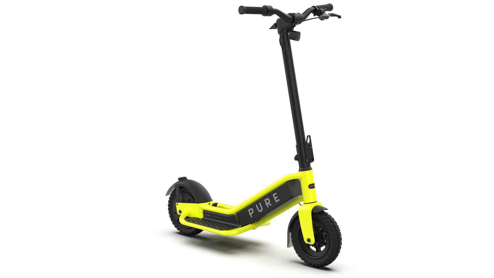 Pure Escape+ Electric Scooter - Neon Yellow | Harvey Norman