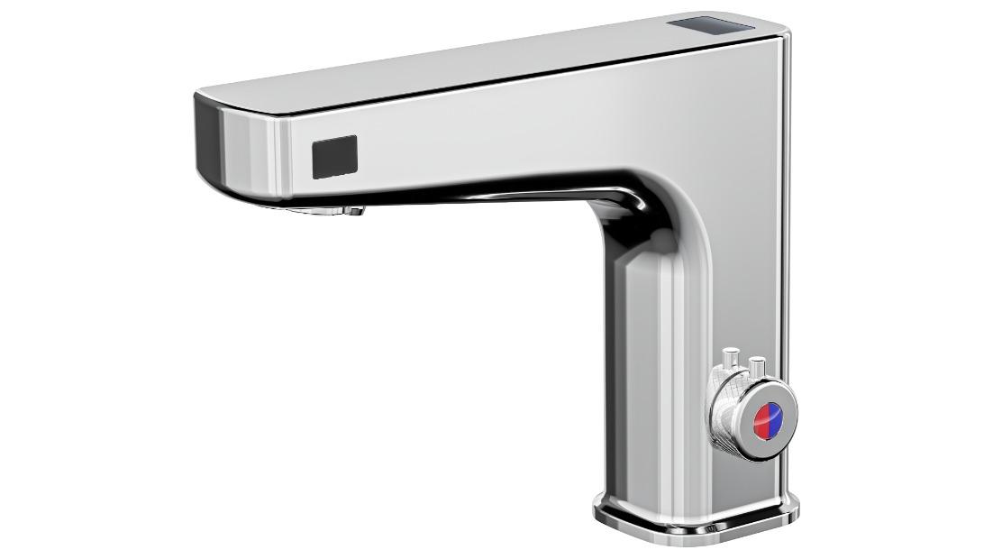 Linsol Sensomax Trio Wave Sensor Basin Mixer with Soap Dispensor ...