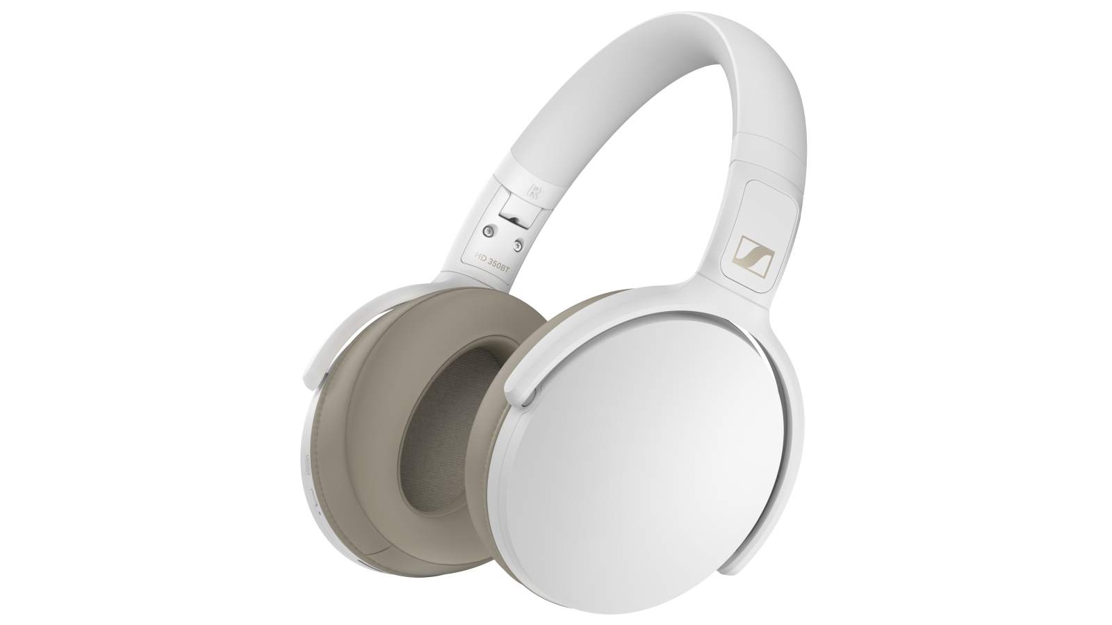 Sennheiser HD 350BT Over-Ear Wireless Headphones - White | Harvey Norman