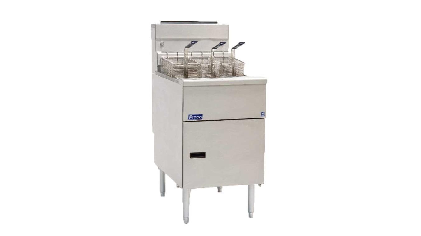 Pitco SG18S 3 Basket, 9inch Legs, Lid, 70kg P/H Gas Fryer | Harvey Norman