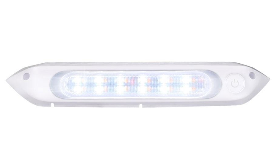 Traderight 28.7cm Dual LED Awning Light 12V/24V Amber IP67 Waterproof ...