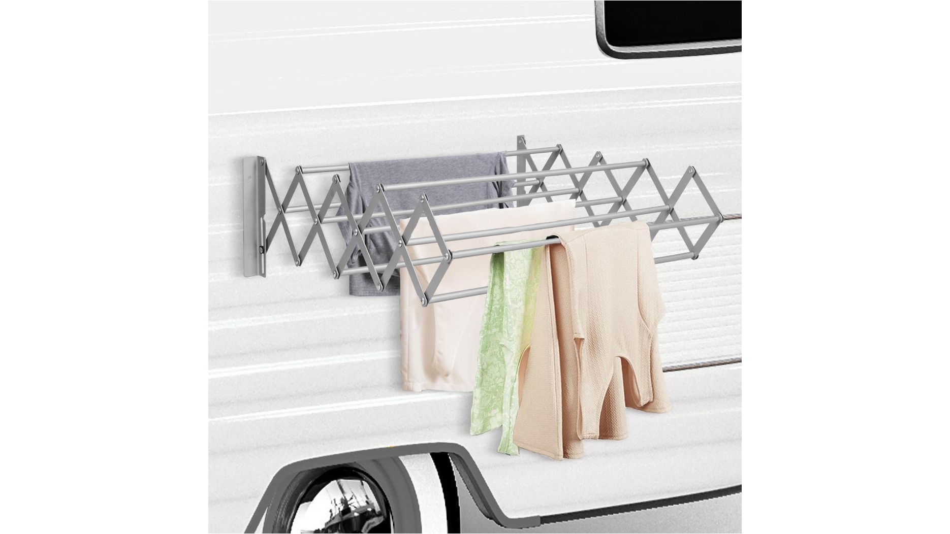 Manan Caravan Clothesline Expanded Clothes Airer - 60cm | Harvey Norman