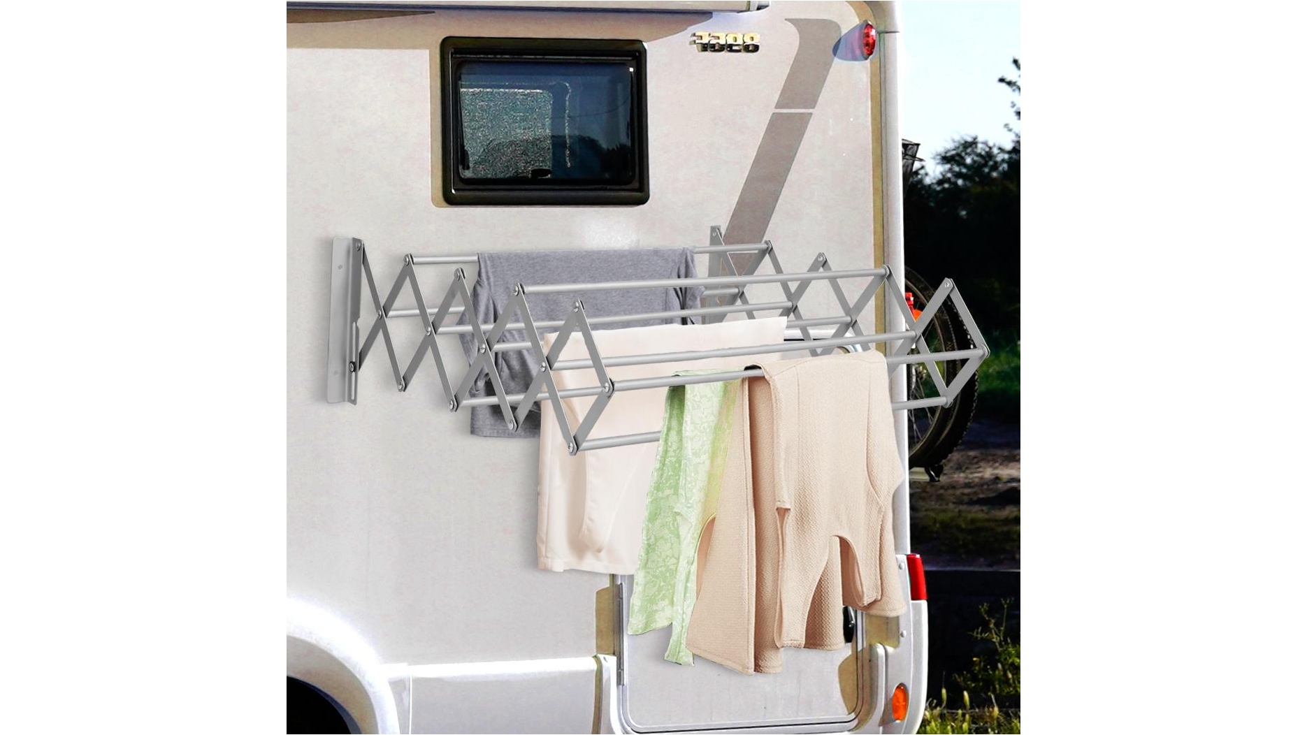 Manan Caravan Clothesline Expanded Clothes Airer - 90cm | Harvey Norman