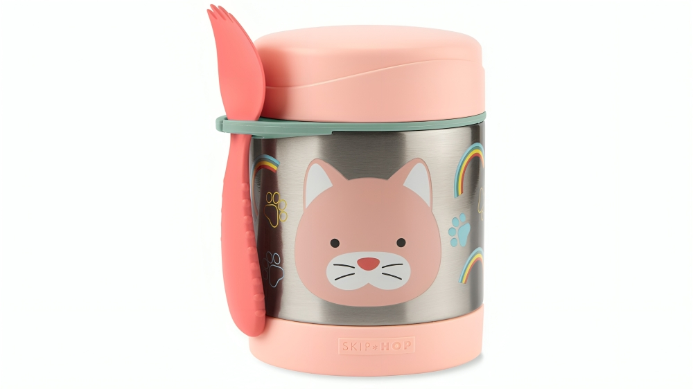 Skip Hop Zoo Insulated Food Jar - Cat | Harvey Norman