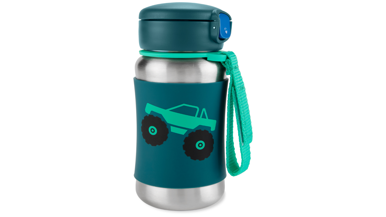 Skip Hop Spark Style Stainless Steel Straw Bottle - Truck | Harvey Norman